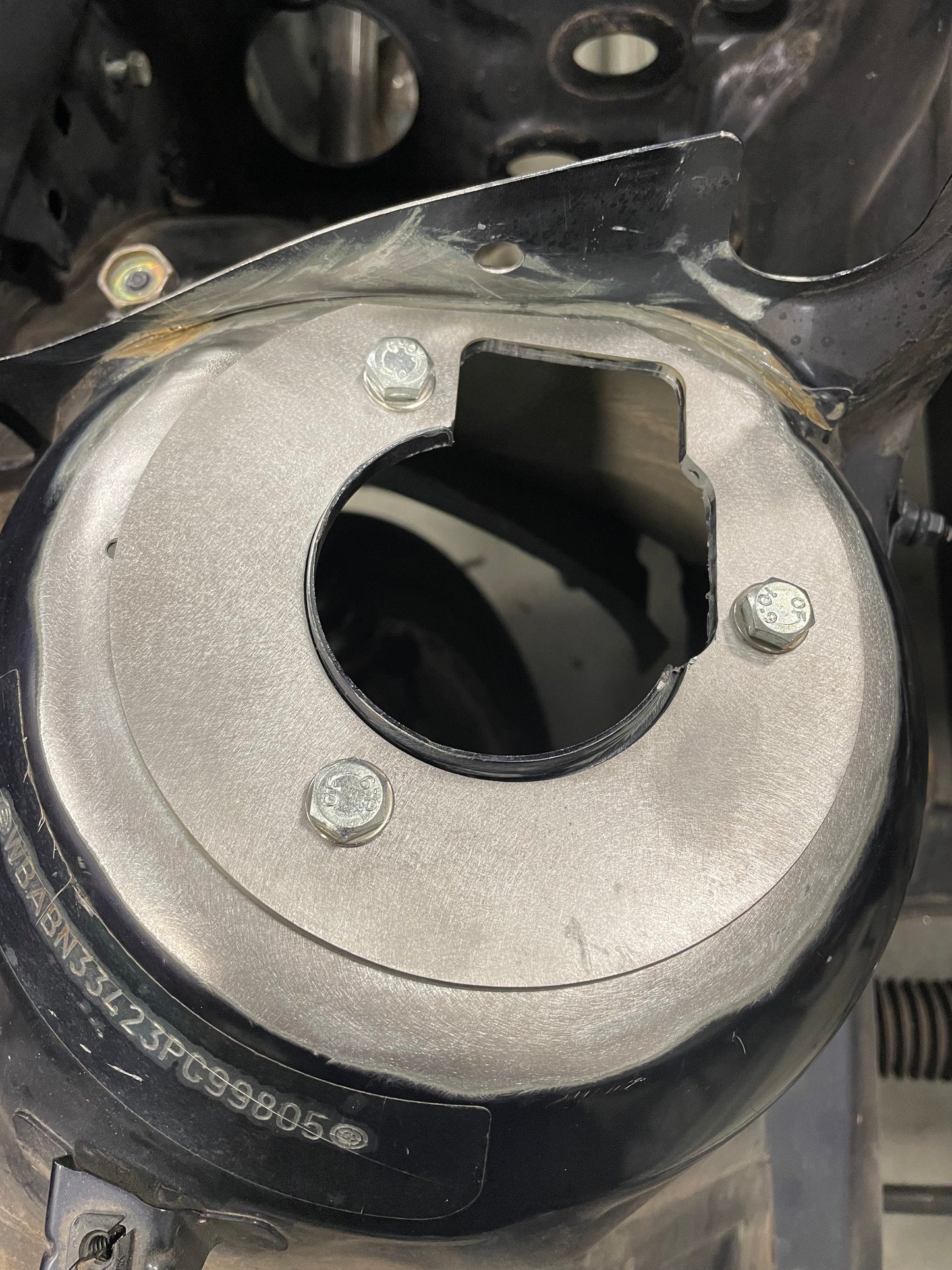 E46 Strut Tower Top Weld-in Reinforcement for Ground Control Camber Pl ...